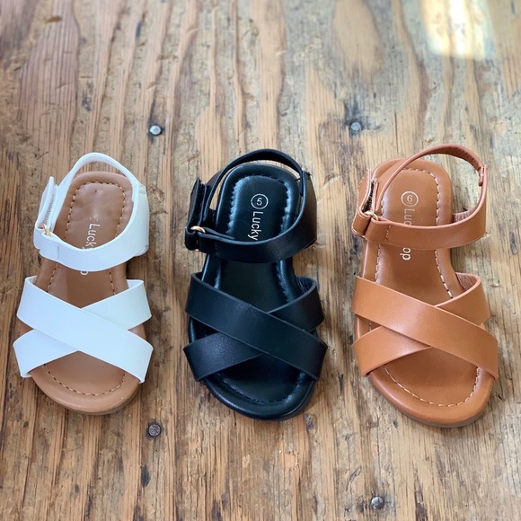 TOP Moda | Shoes | Baby Infant Cross Cross Velcro Sandals | Poshmark